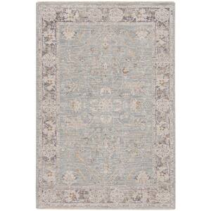 Nourison Asher Blue Ivory 8 ft. x 10 ft. All-over design Traditional ...