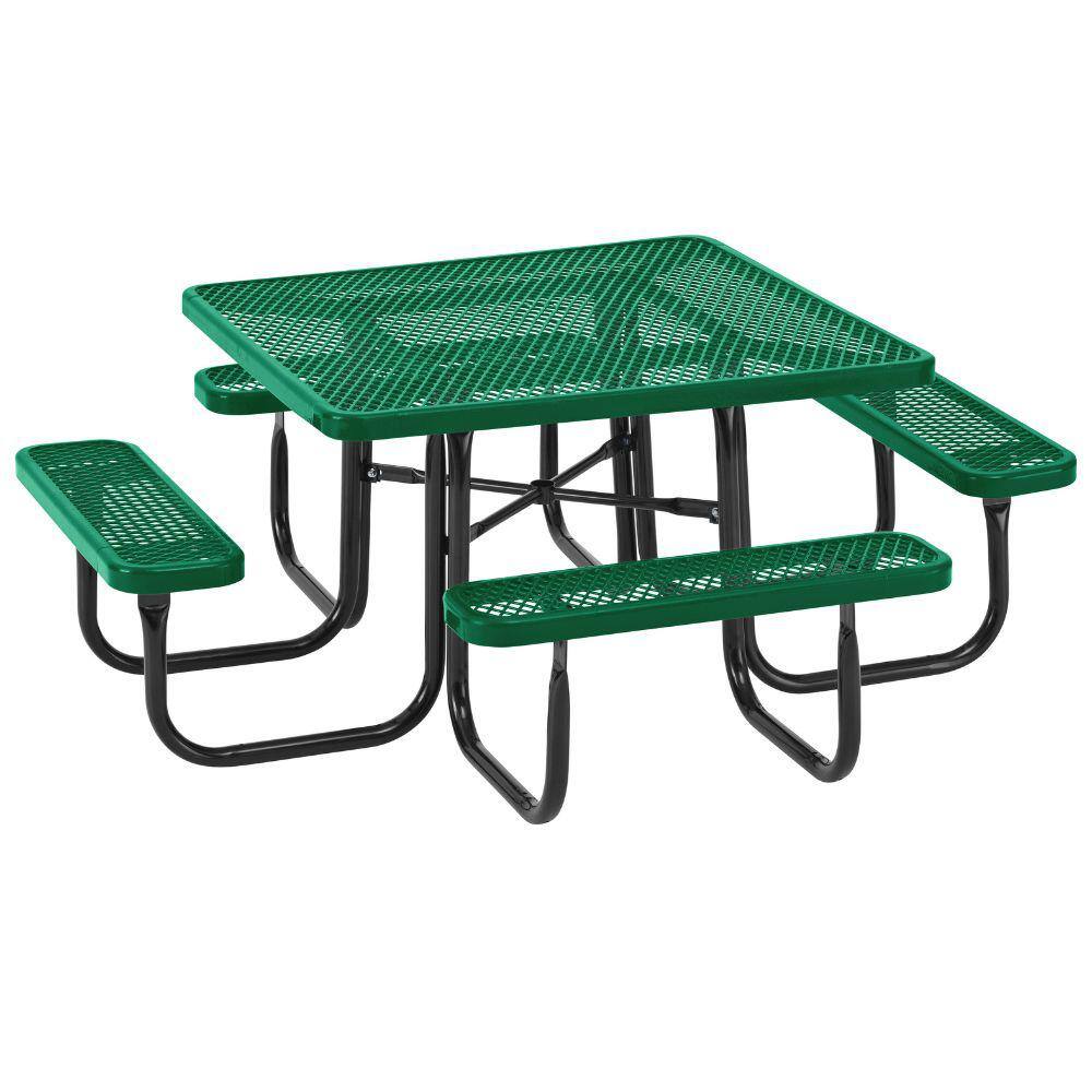The Home Depot 46 in. Square Table, Diamond, Green HD103-G - The Home Depot