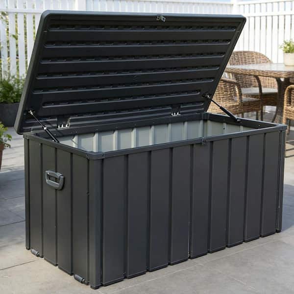 Coporesell 100 Gal. Steel Deck Box CLCPSDB02-10DG - The Home Depot