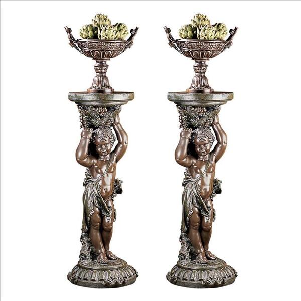 Design Toscano Sous la Vigne 36 in. H Green Polyresin Specialty ...