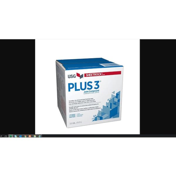 USG Sheetrock Brand 3.5 Gal. Plus 3 Lightweight All-Purpose Pre-Mixed ...