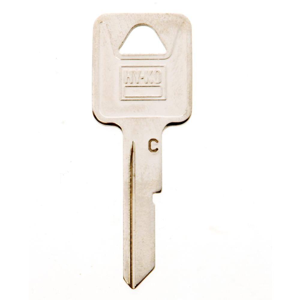 HY-KO Blank General Motors Key 11010B50 - The Home Depot