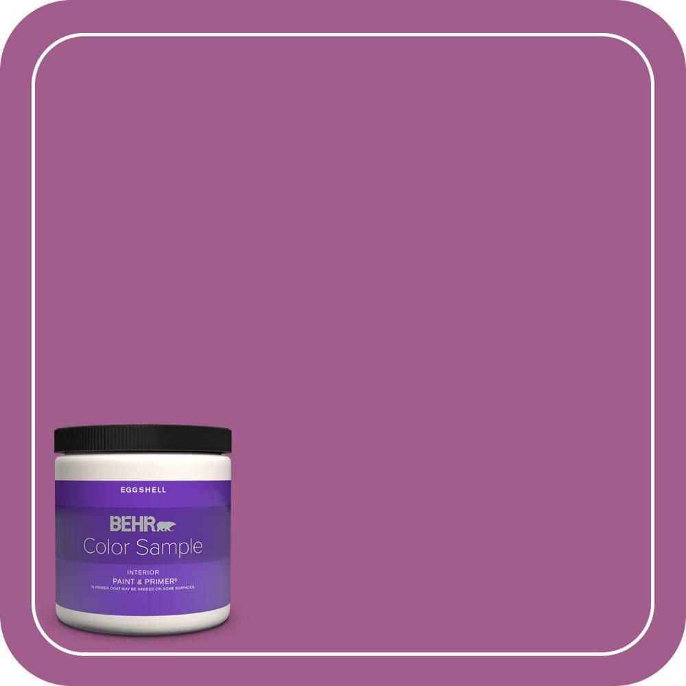 BEHR PREMIUM PLUS 8 oz. #P110-6 Wild Berry Eggshell Enamel Interior ...