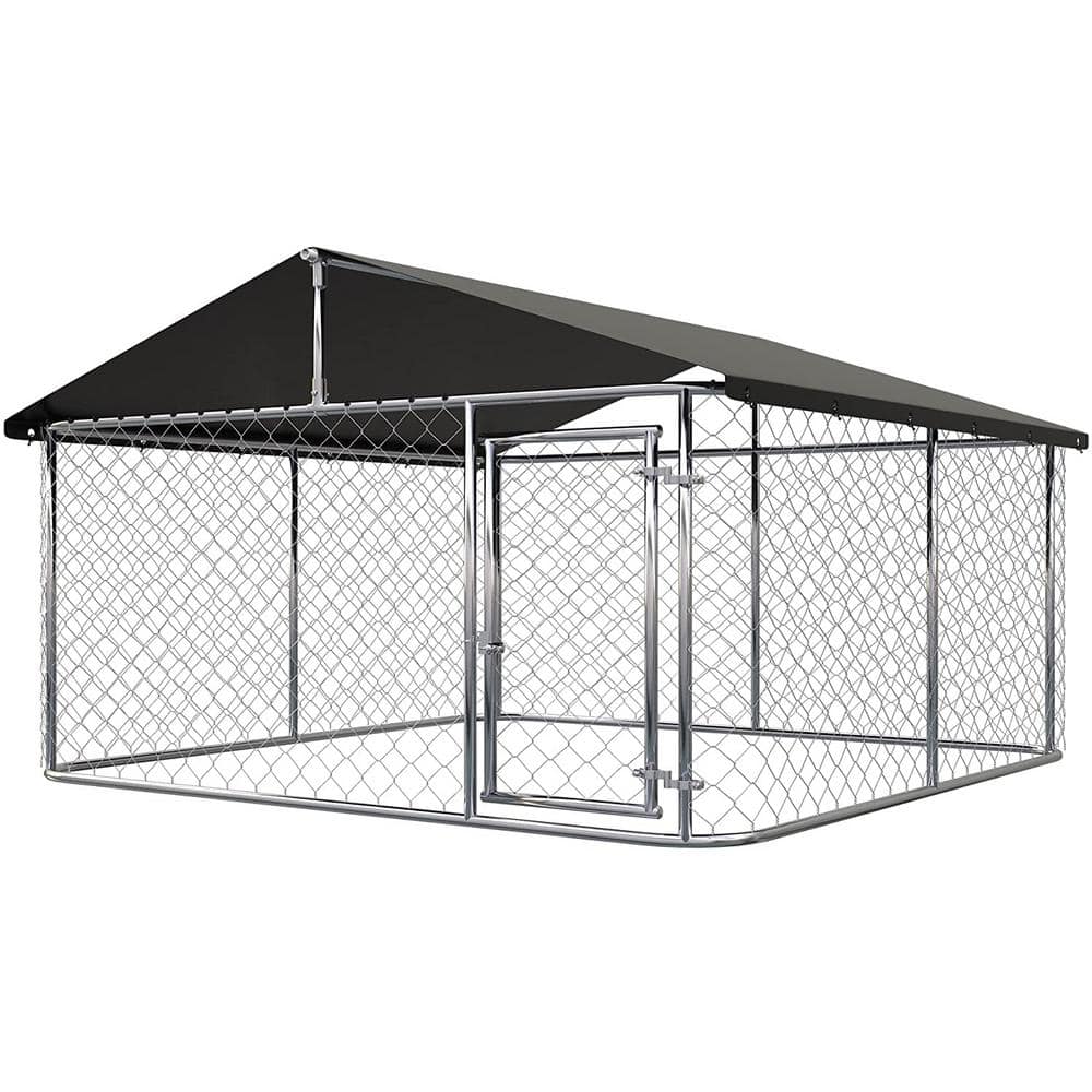 LeveLeve Outdoor Dog Playpen Heavy-Duty Dog Kennel House Mesh Dog Big ...