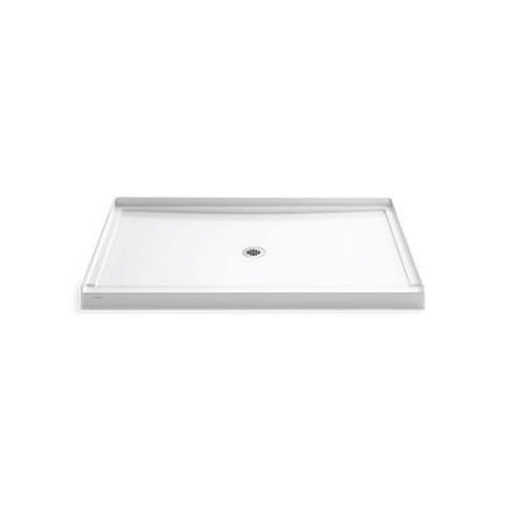 Sterling Guard+ 42 in. L x 60 in. W Alcove Shower Pan Base with Center ...