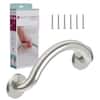 HEALTHCRAFT Plus, 14 in. Concealed Screw Grab Bar Crescent Ring ...