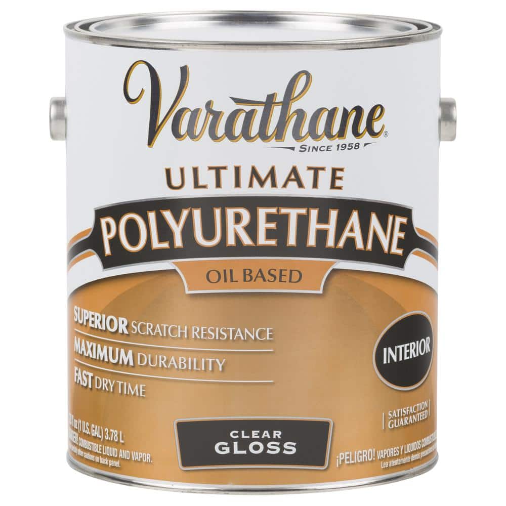 Varathane 1 Gallon Clear Gloss Oil-Based Interior Shellac, Lacquer ...