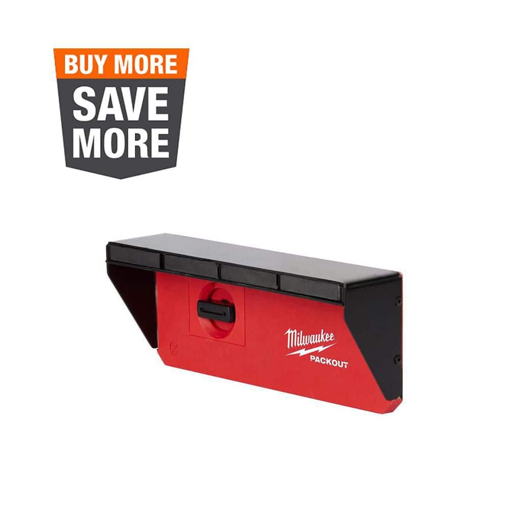 Milwaukee PACKOUT Magnetic Rack Tool Holder 48-22-8346 - The Home Depot