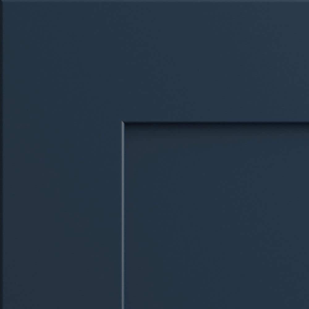 Home Decorators Collection Newport 7.5 in. W x 0.75 in. D x 7.5 in. H in Mythic BlueCabinet Door ...