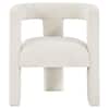 Coaster Petra White Boucle Upholstered Accent Side Chair 902881 - The ...