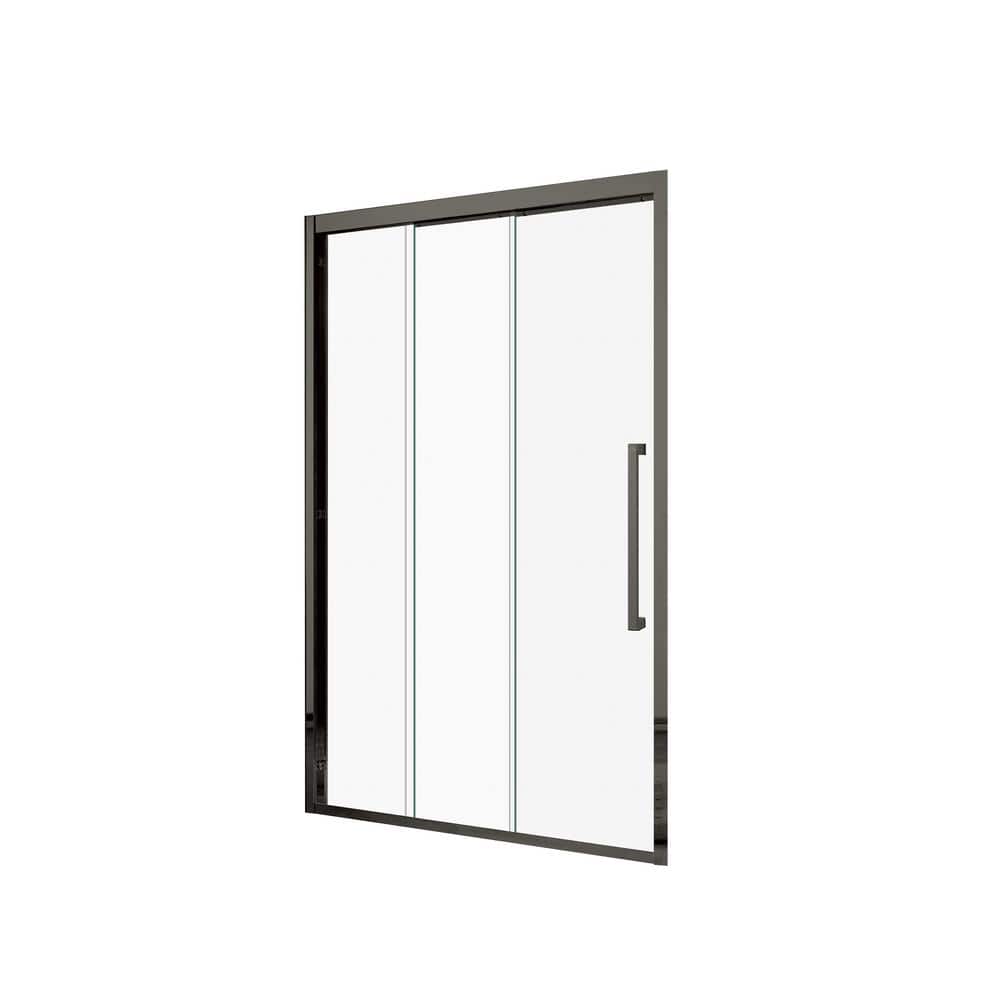 Mediterraneo 60 in. W. x 77.38 in. H Framed Sliding Shower Door Glass ...
