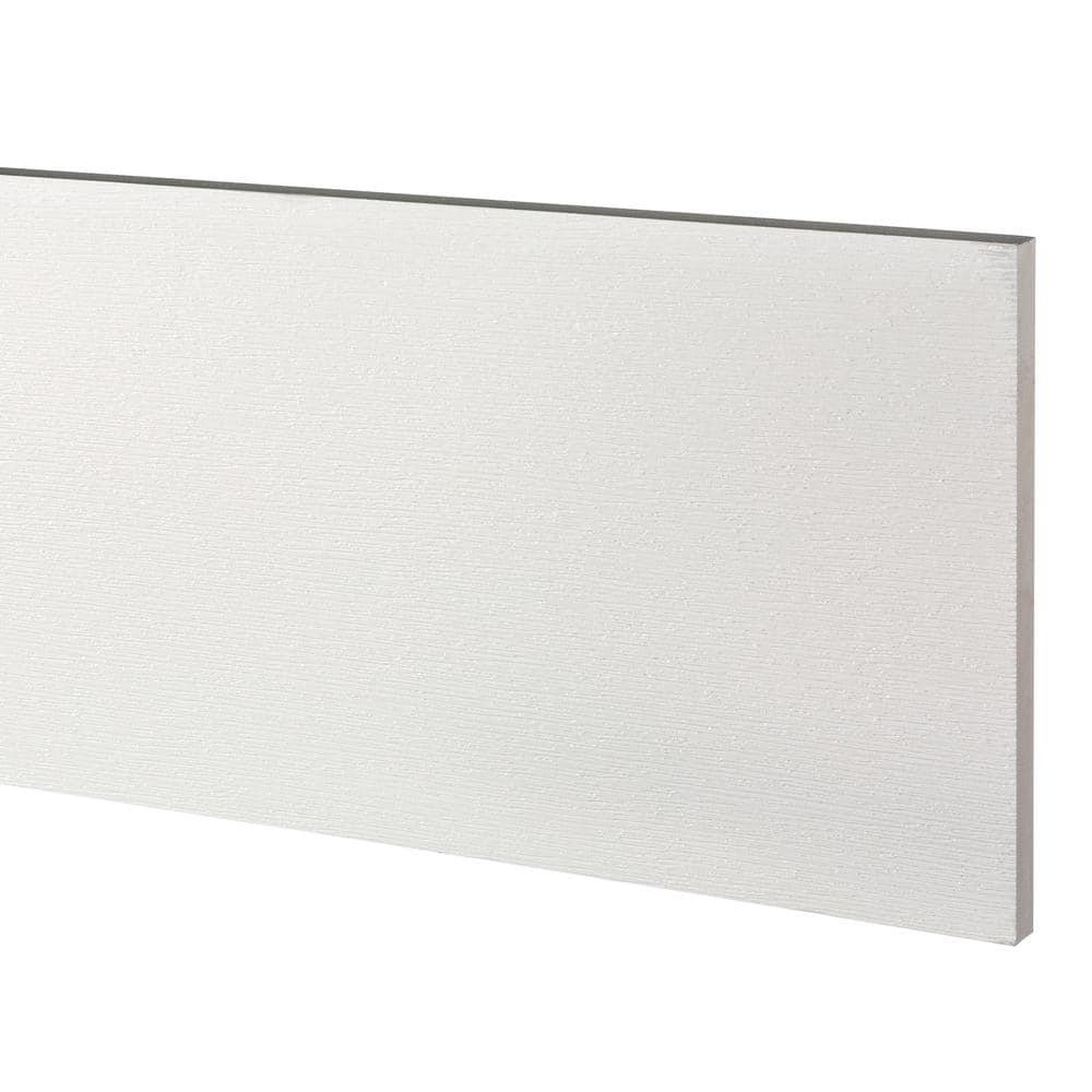 AZEK 1 in. x 12 in. x 18 ft. Frontier PVC Reversible-Textured/Smooth ...