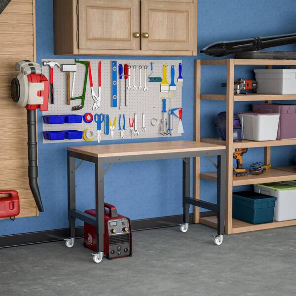 Rolling Garage Workbench Garage & Shop Rolling Workbench Storage