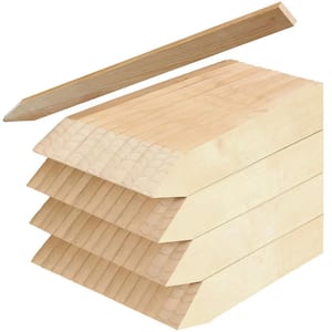 ATENGNES 12 in. Wooden Garden Stake Grade and Survey Stakes for Plant ...