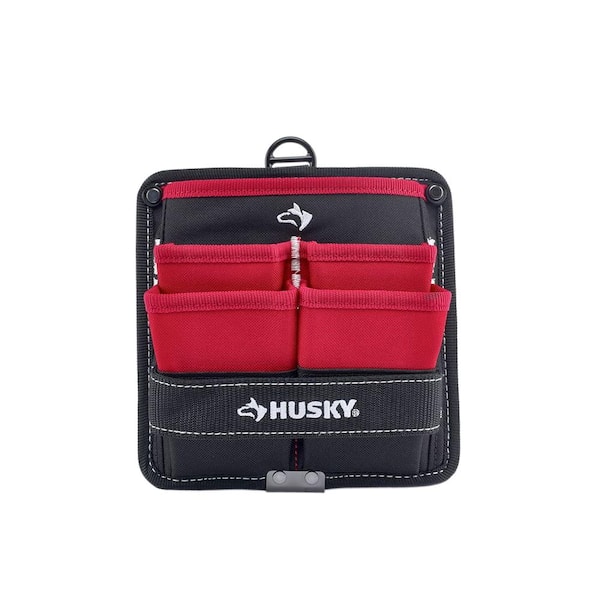 Husky 7 in. 5-Pocket Tool Pouch Bag GP-53257BN16 - The Home Depot