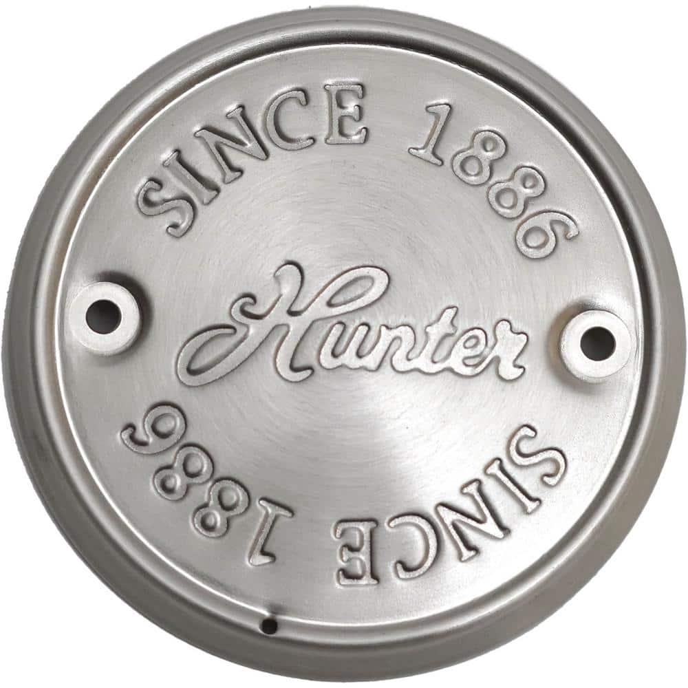 Hunter Brushed Nickel Light Cover 99725 - The Home Depot