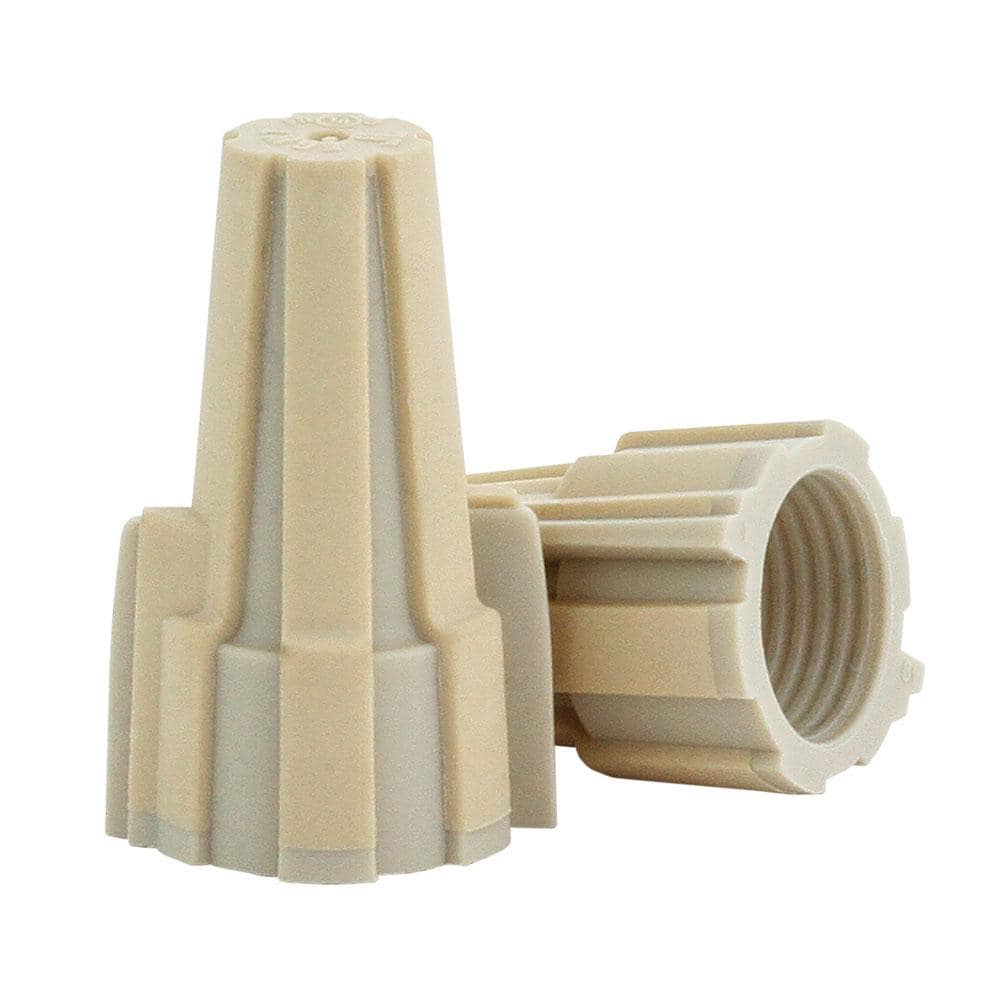Commercial Electric Soft Grip Winged Wire Connector Tan (250-Pack) EGWT ...