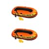 Intex Explorer 300 Fishing 3-Person Inflatable Raft Boat (2-Pack) 2 x ...