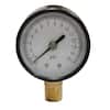 JONES STEPHENS 15 PSI Pressure Gauge with 2-1/2 in. Face and 1/4 in ...