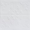 A La Maison Ceilings Ivy Leaves Ultra Pure White 1.6 ft. x 1.6 ft ...
