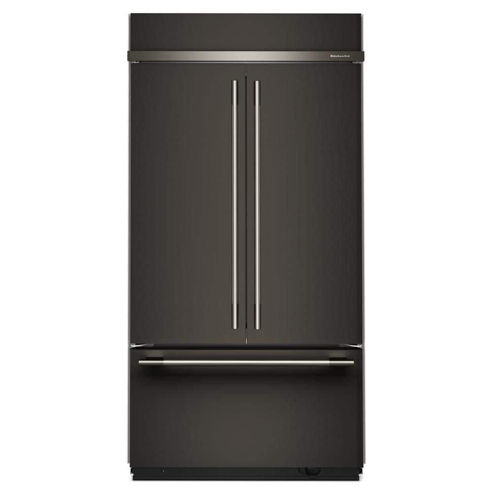KitchenAid 42 in. 24.2 cu. ft. Built-In French Door Refrigerator in ...