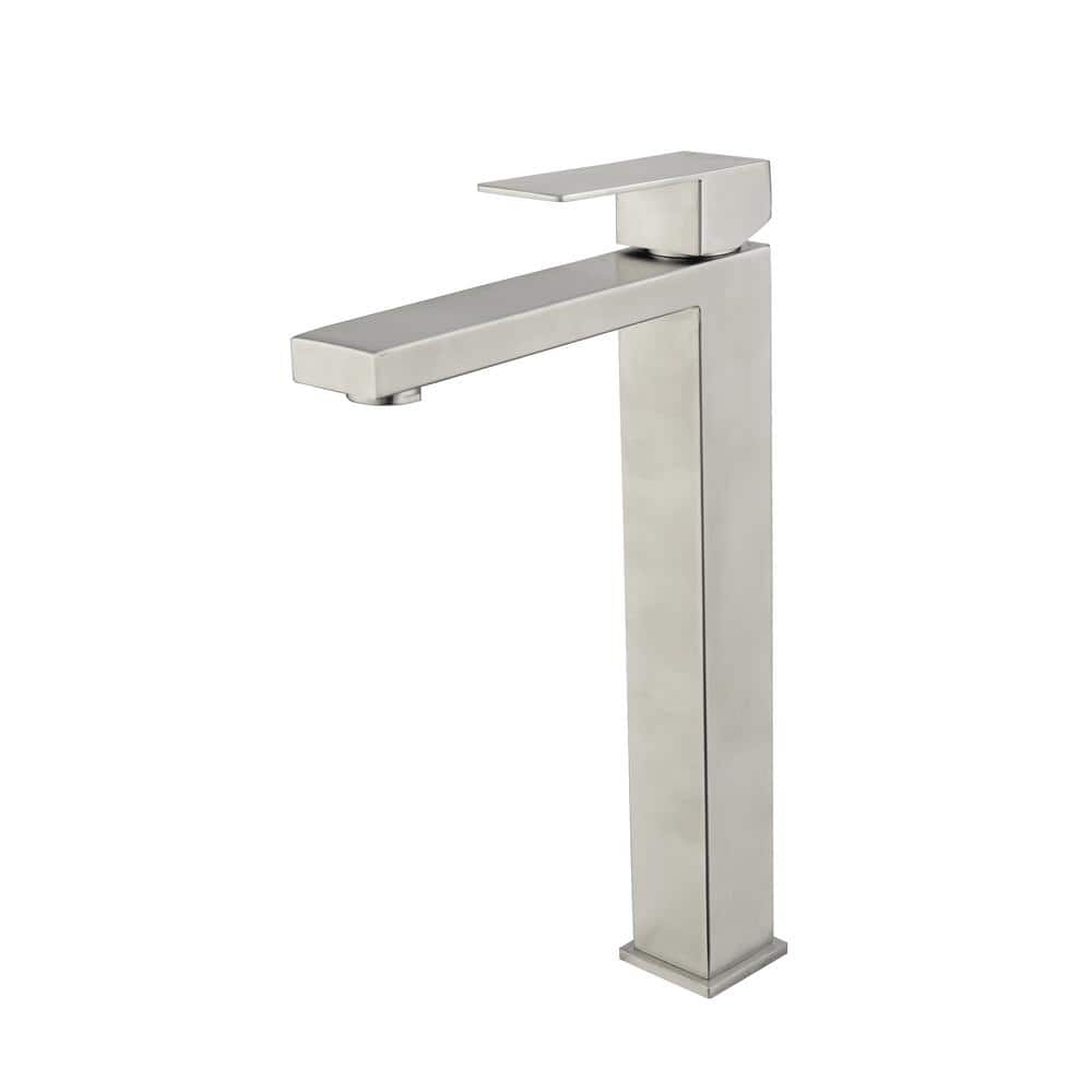 Tahanbath Waterfall Spout Bathroom Faucet, Single Handle Bathroom ...
