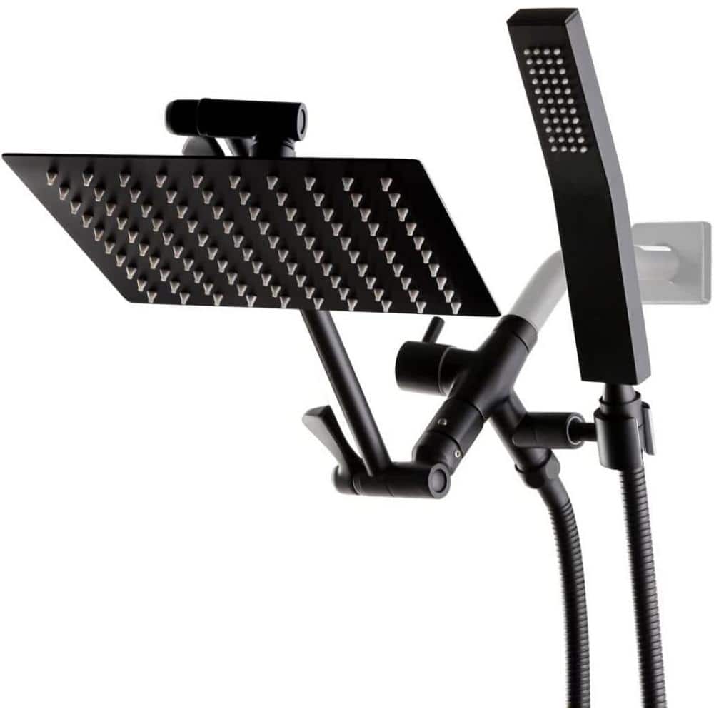 16 GAUGE SINKS Roxy 8 in. W 3 Jet Shower Tower in Black 16GS-36203 16GS ...