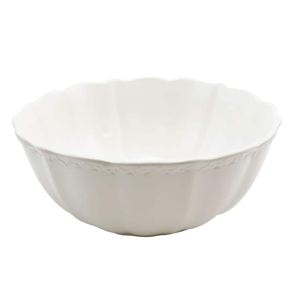 Incanto Stone White Ruffle Serving Bowl Serveware | atelier-yuwa.ciao.jp