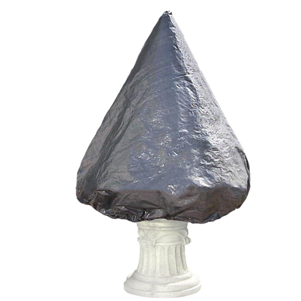 Sunnydaze Large 76 in. H x 61 in. Dia Gray Tiered Water Fountain Cover ...