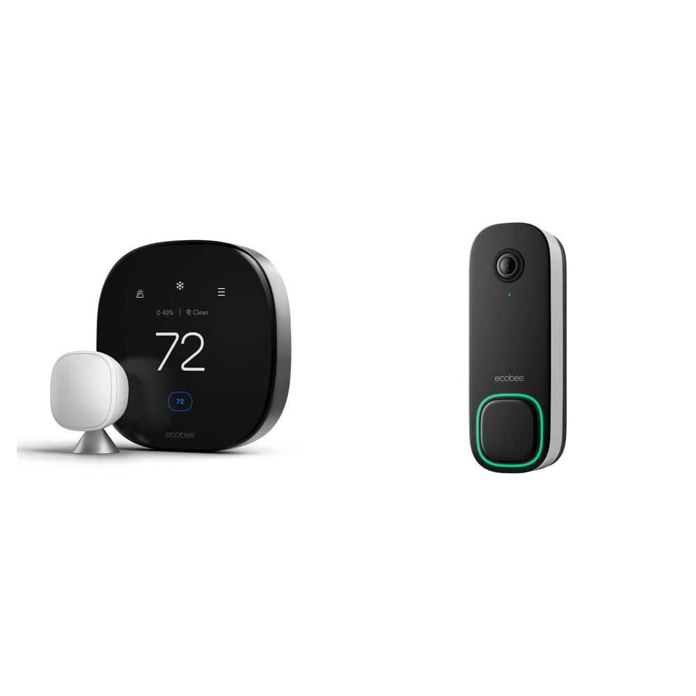 ecobee Smart Thermostat Premium with Smart Sensor and Air Quality ...