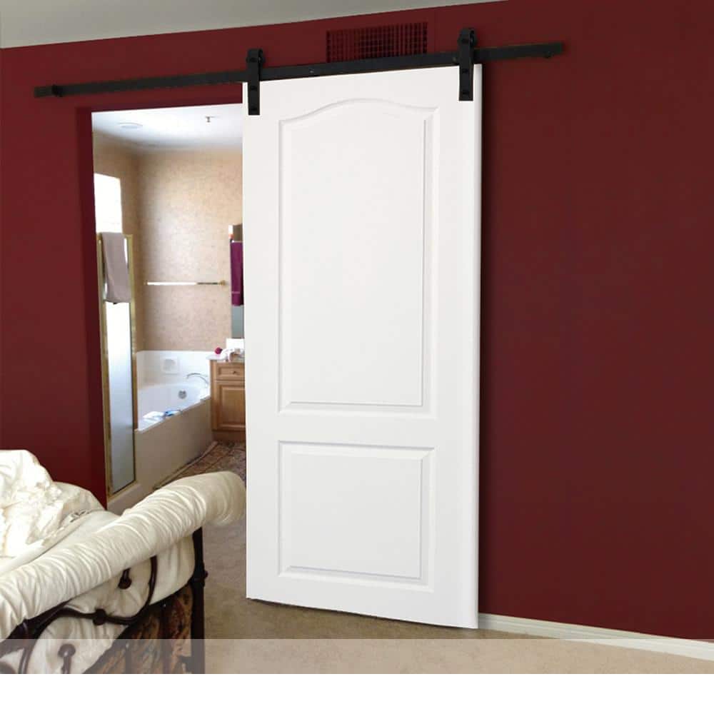 MMI Door Primed Sliding Barn Door Collection 554136 - The Home Depot