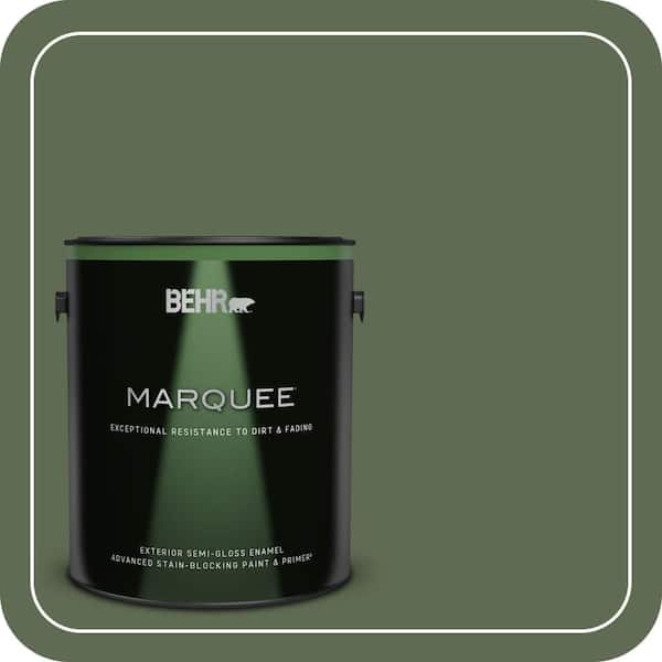 BEHR MARQUEE 1 gal. #430F-6 Inland Semi-Gloss Enamel Exterior Paint ...