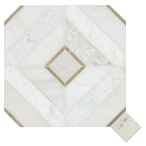MSI Take Home Tile Sample-Medici Gold Pattern 4 in. x 4 in. x 8mm Stone ...