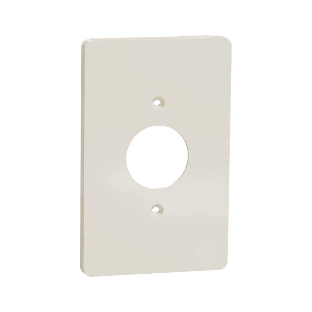 Square D X Series 1-Gang Midsize Round Standard Single Outlet Wall ...