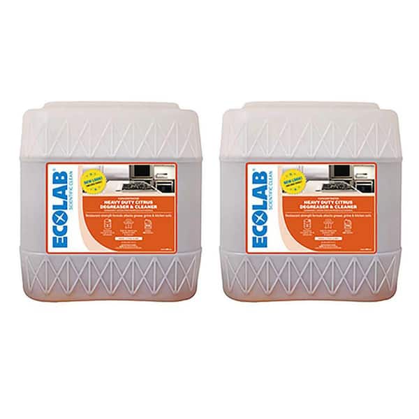 ECOLAB 3.5 Gal. Heavy Duty Citrus Degreaser Concentrate Cleaner ...