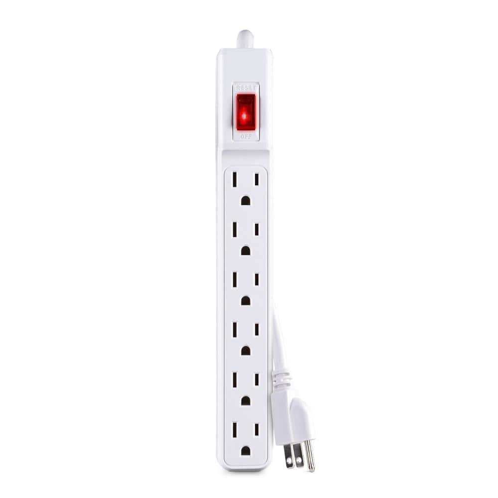 CyberPower 3 ft. 6-Outlet Power Strip GS60304 - The Home Depot