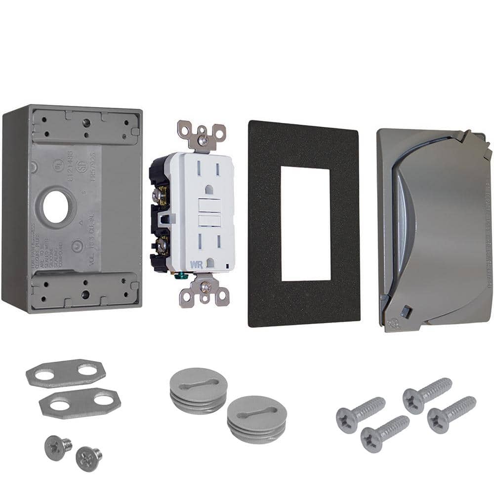 Reviews for Commercial Electric 1-Gang Metal Weatherproof GFCI ... Reviews for Commercial Electric 1-Gang Metal Weatherproof GFCI ...