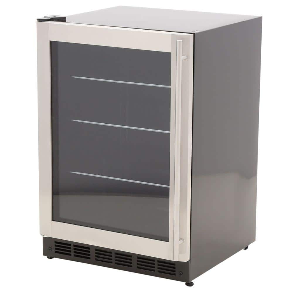 Magic Chef 178 Can (12 oz.) 5.8 cu. ft. Beverage Cooler, Stainless Door ...
