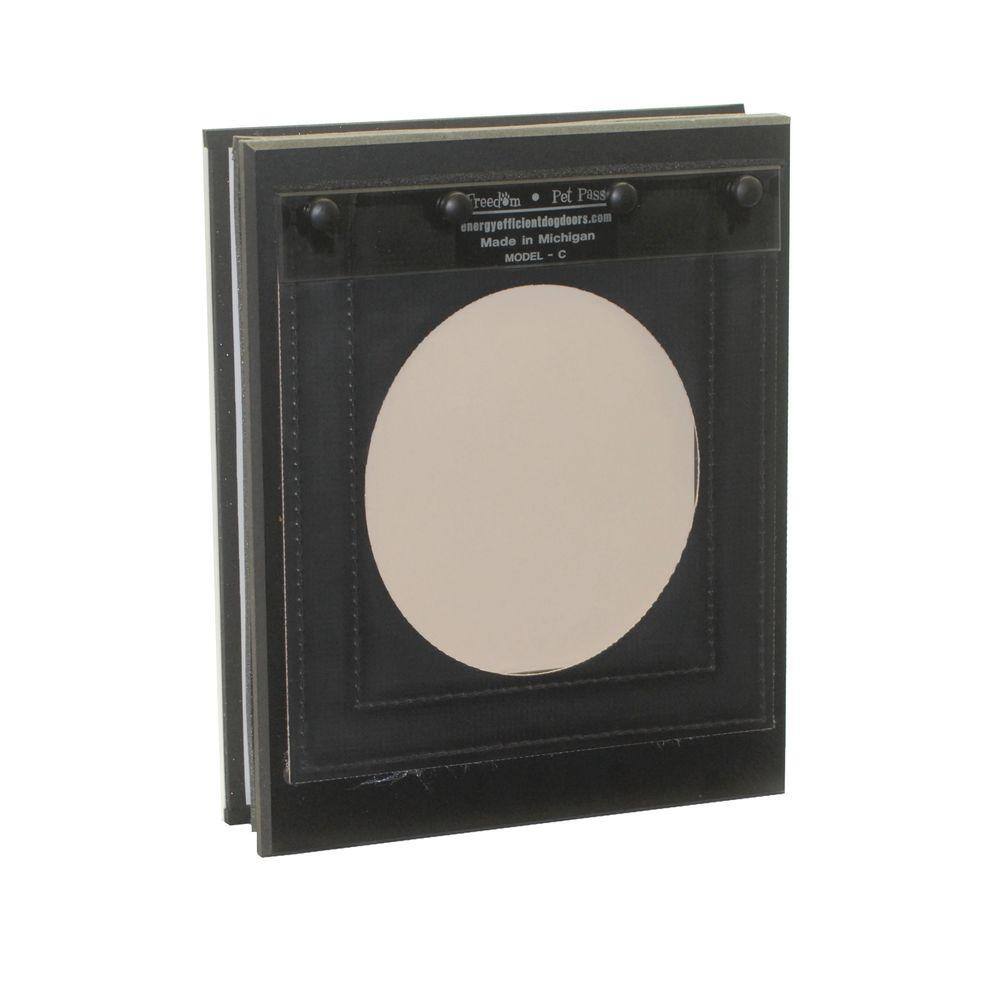 Freedom Pet Pass 6-1/2 in. L x 7 in. W Door Mount Pet Door 901420