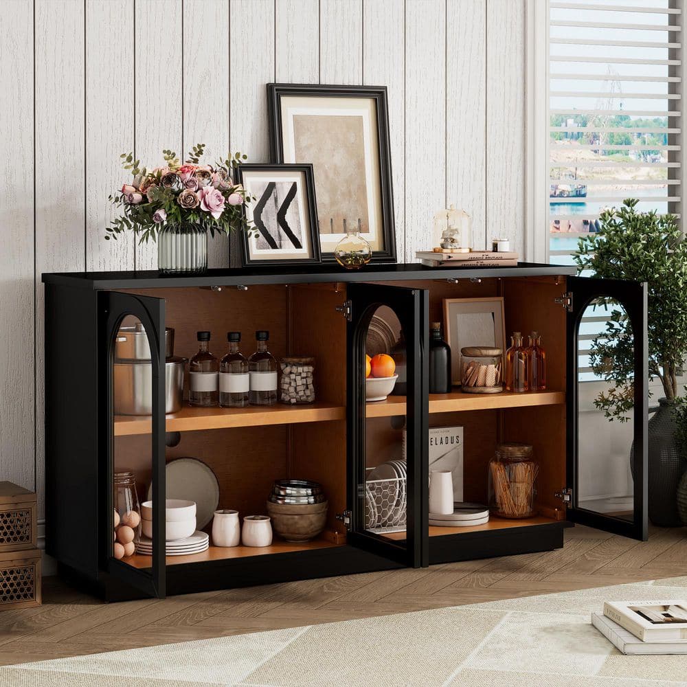 Have a question about Harper & Bright Designs Retro-Style Black MDF Top ...