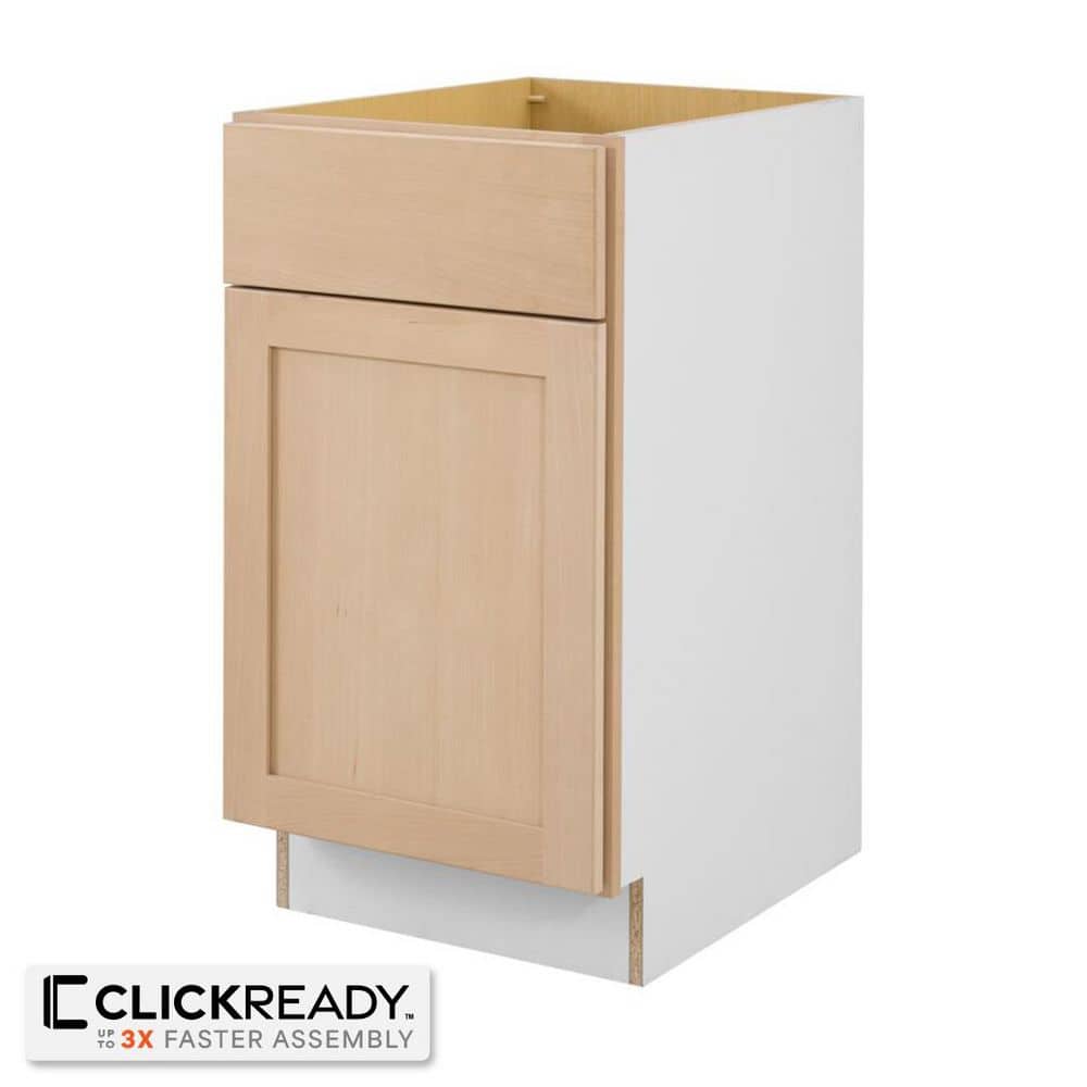 Hampton Bay 18 in. W x 24 in. D x 34.5 in. H Ready to Assemble Base ...