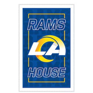 Evergreen Los Angeles Rams Helmet 19 in. x 15 in. Plug-in LED Lighted ...