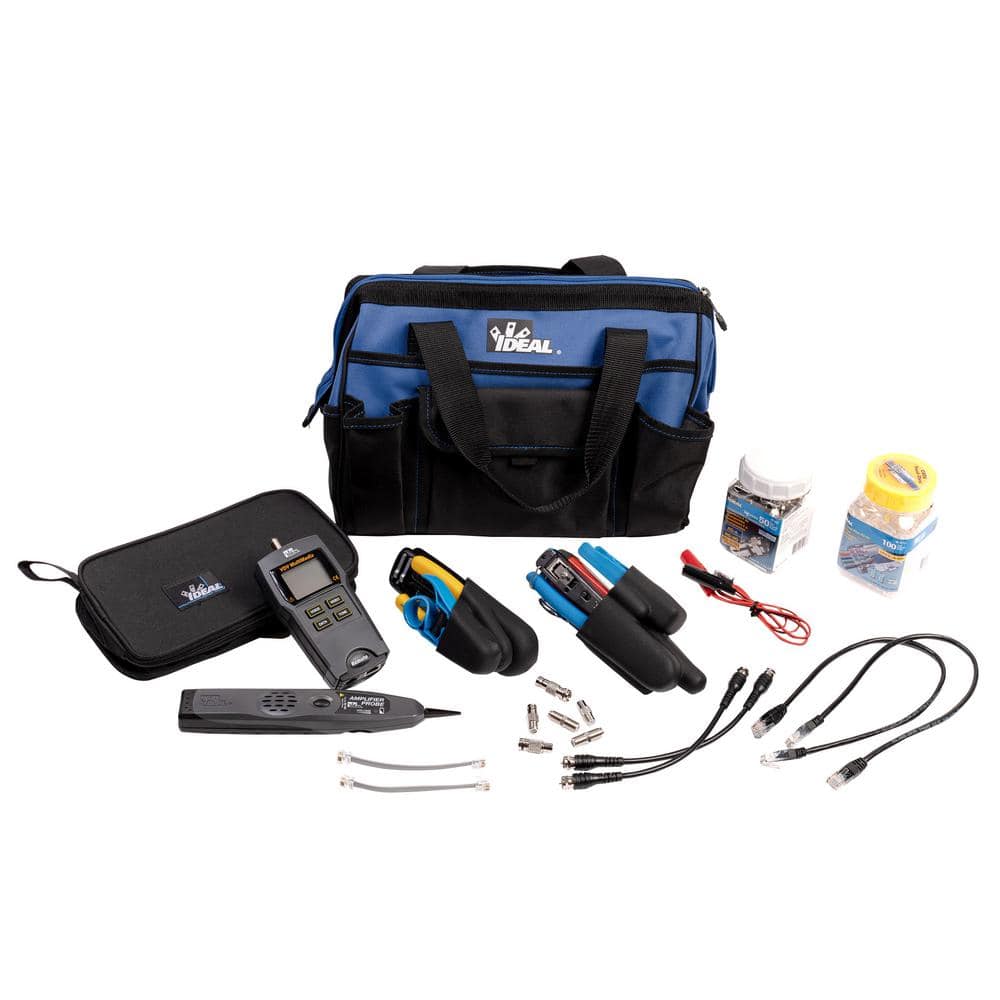 IDEAL Twisted Pair/Coax Termination and Test Kit (1-Pack) 33-510 - The ...