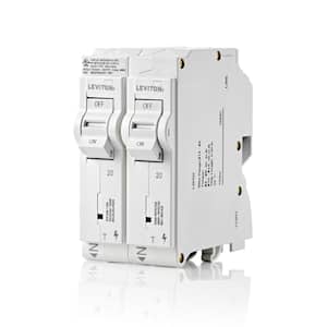 Leviton 2nd Gen 1-Pole 20 Amp, 120-Volt, Smart Circuit Breaker w/Remote ...