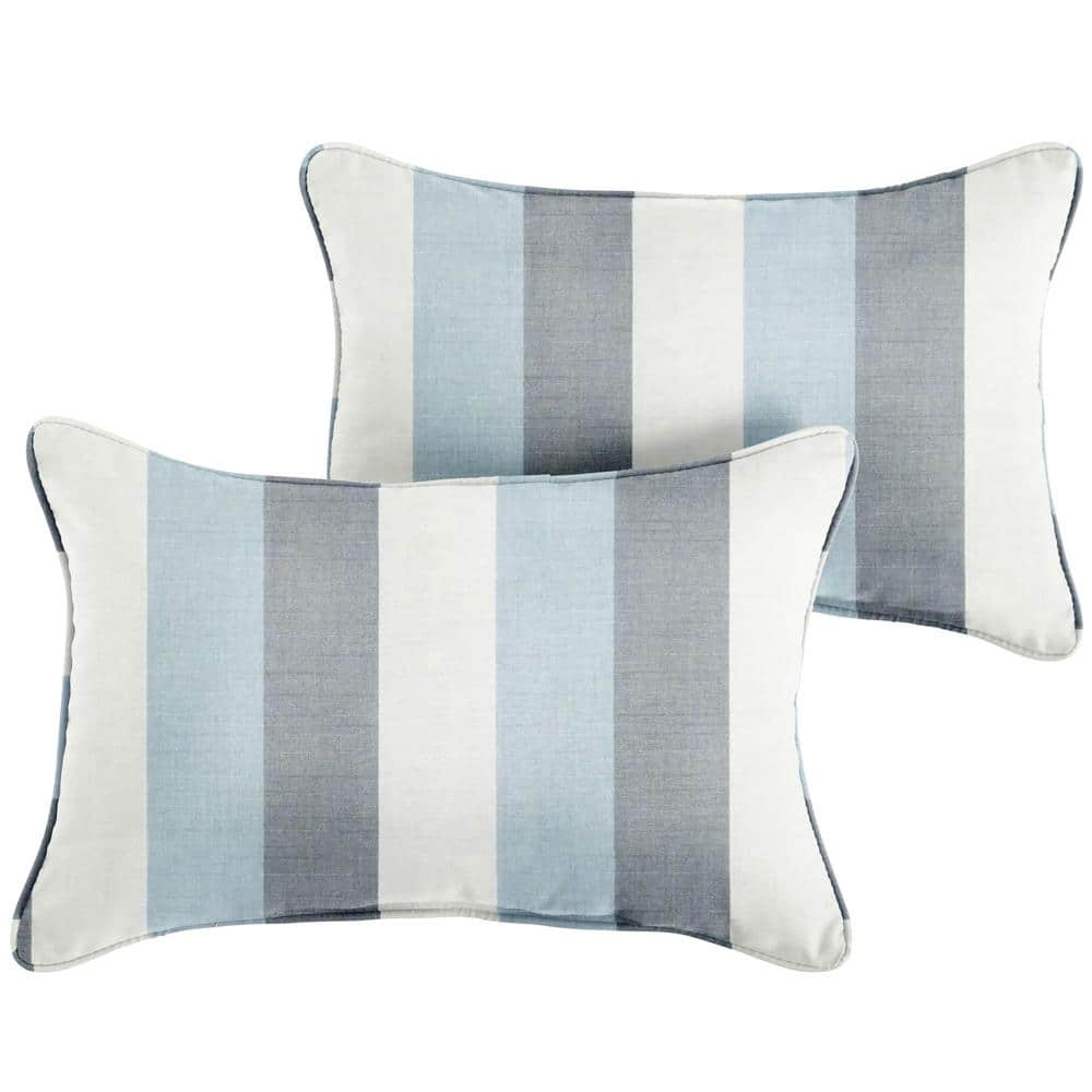 SORRA HOME Sunbrella Direction Dew Rectangle Indoor/Outdoor Lumbar ...