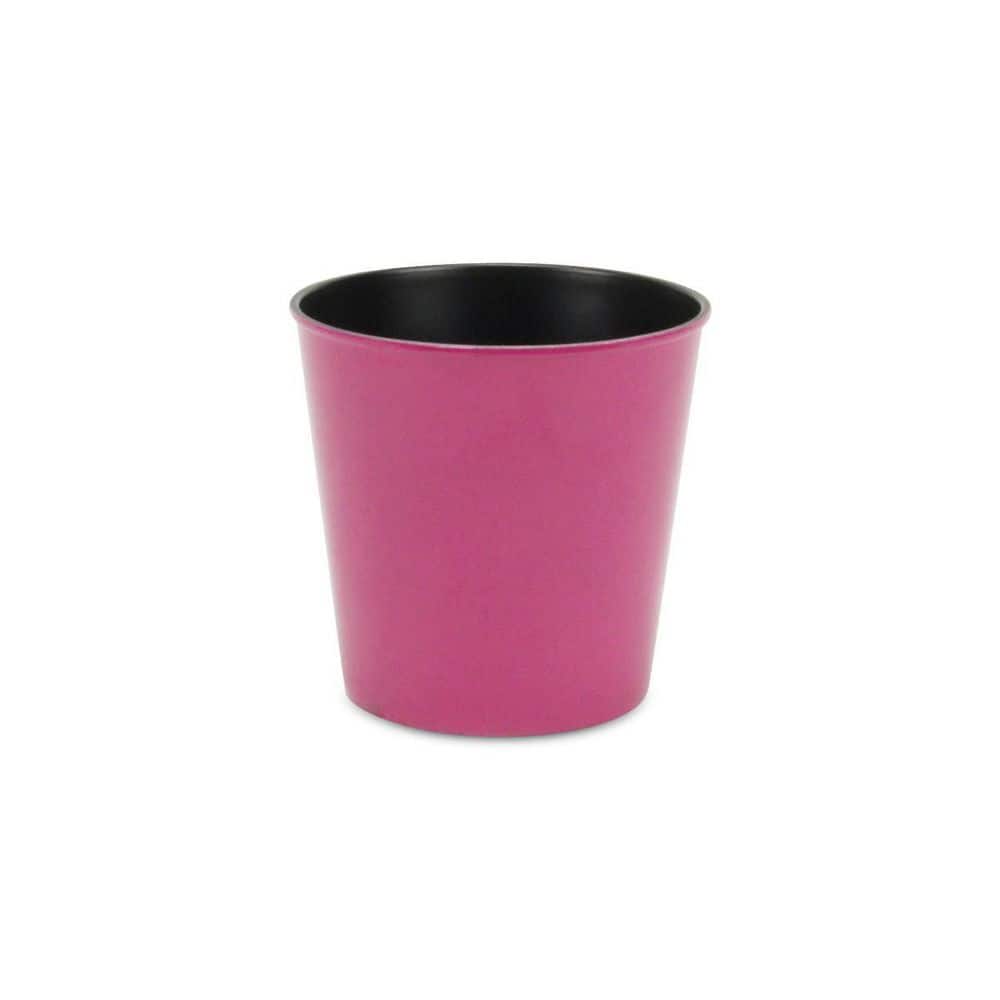 HomeRoots 51 Gallon(s) Hot Pink Indoor Plastic Round Planter with ...