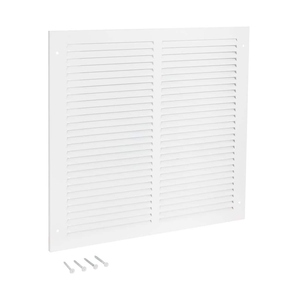 EZ FLO 18 In X 18 In Return Air Grille White 61642 The Home Depot ez-flo-18-in-x-18-in-return-air-grille-white-61642-the-home-depot