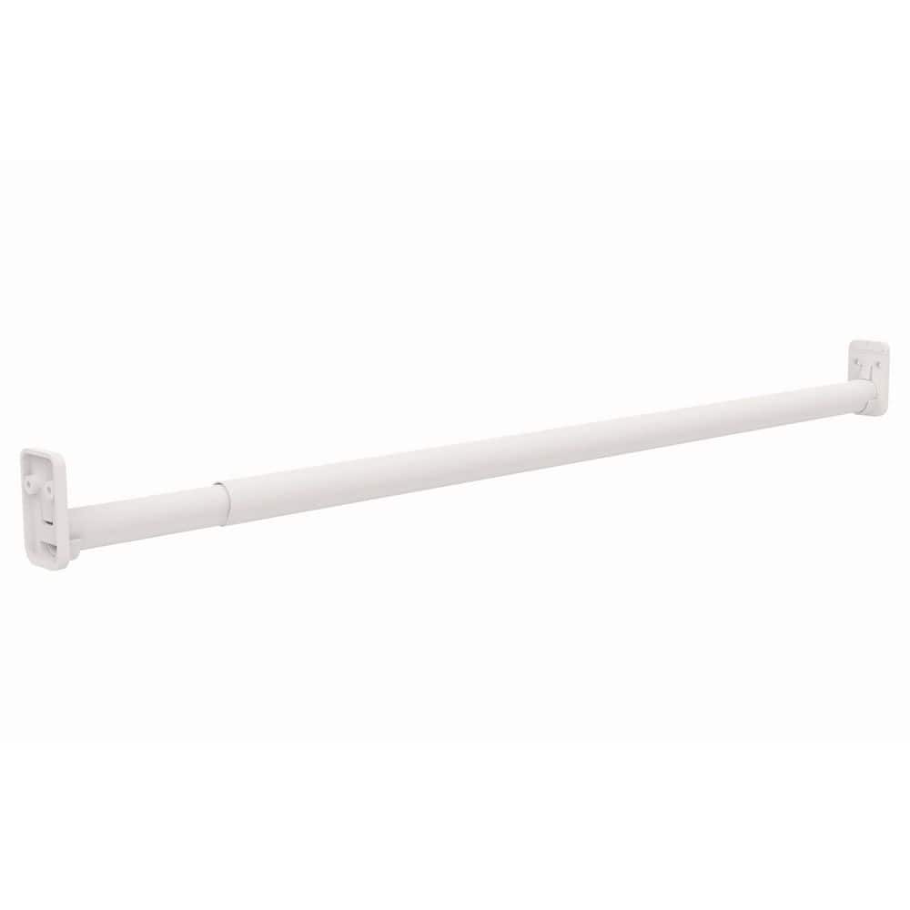 ClosetMaid Selectives 30 in. - 48 in. White Adjustable Teardrop Closet ...
