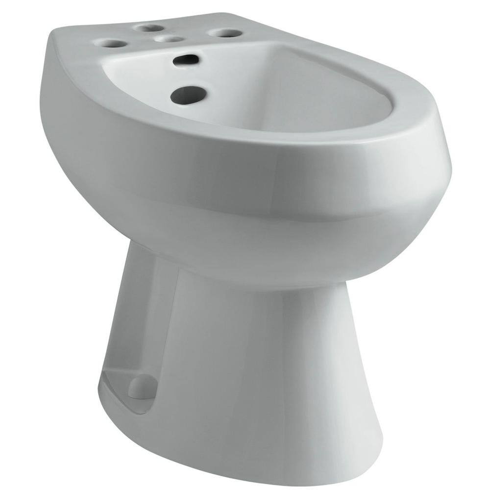 KOHLER San Tropez Elongated Smart Bidet Toilet in Ice Grey K-4854-95 ...