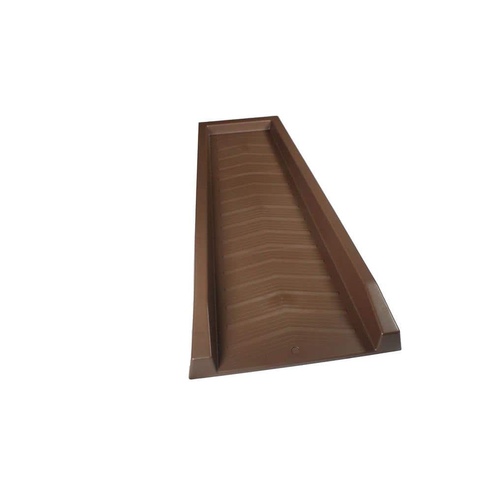 Spectra Pro Select 24 in. Brown Vinyl Splash Block SBLOCKRTB - The Home ...